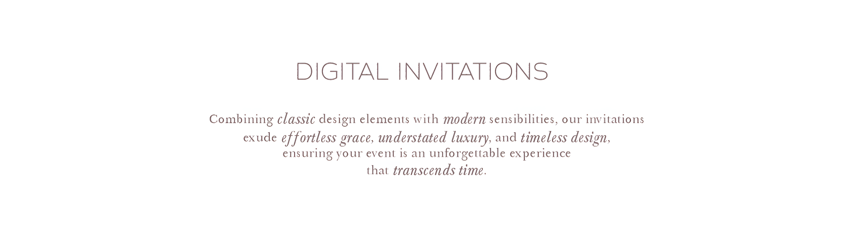 Digital Invitations